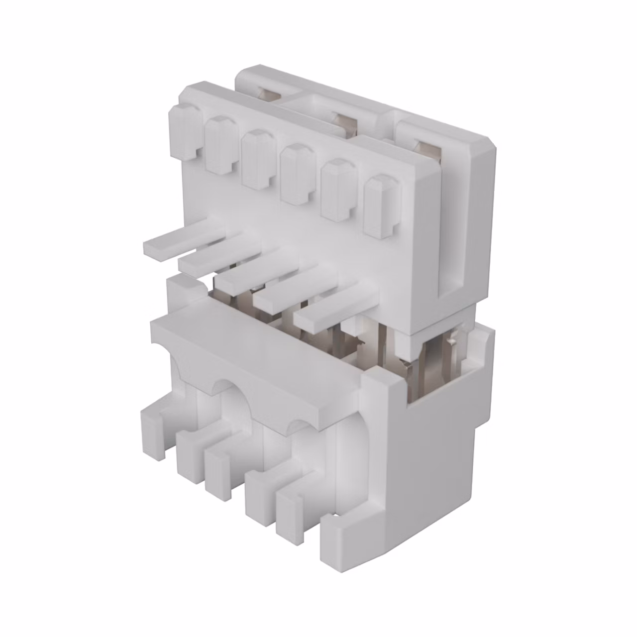 Appli-Mate RAST Power IDT Housing, 5.00mm Pitch, Direct/Indirect, Female, 3 Circuits, Fully Coded, Latch Between Circuits 2 and 3, Polarizing Rib Between Circuits 1 and 2, Open End Walls for sale