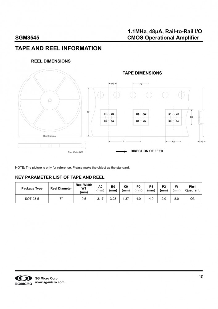 SGM8545 datasheet page 10