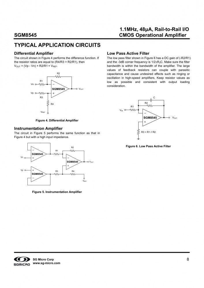 SGM8545 datasheet page 8