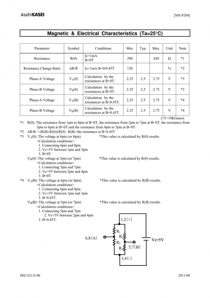 MSP204 datasheet page 2