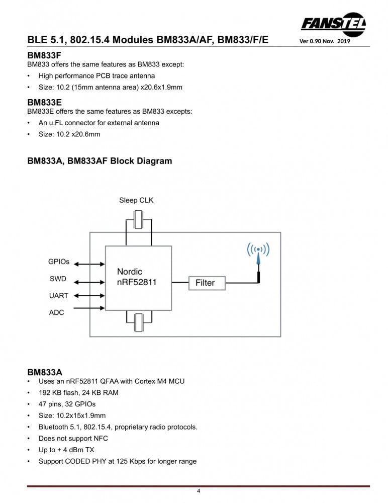EV-BM833AF technical document page 4