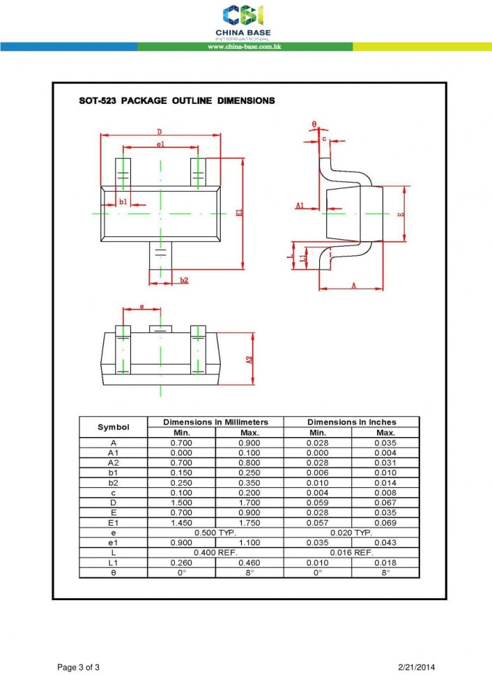 DTC114EE technical document page 3