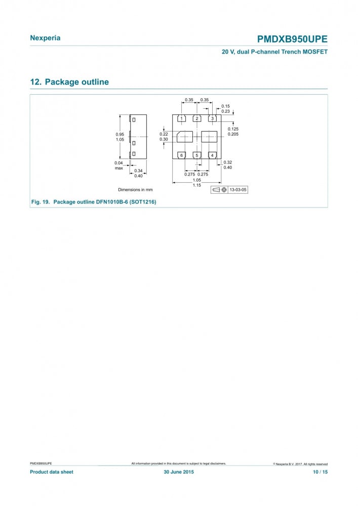 PMDXB950UPEZ datasheet page 10