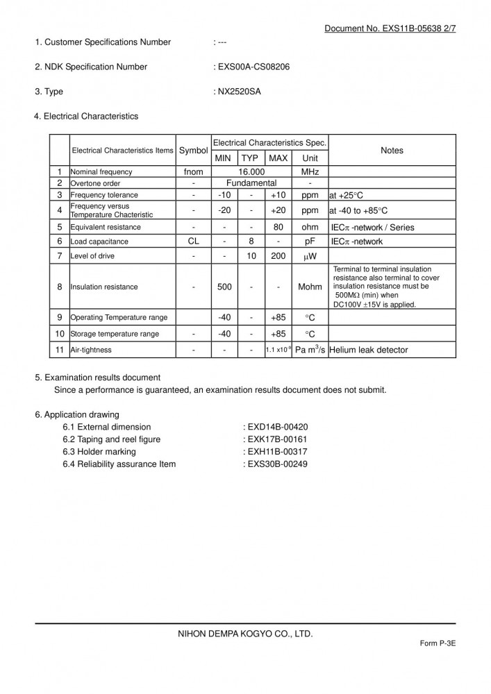 NDK specification page 2