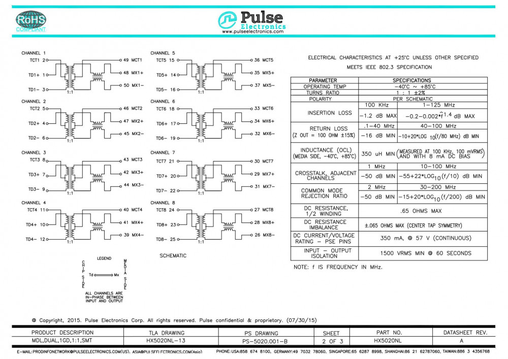 HX5020NLT datasheet page 2
