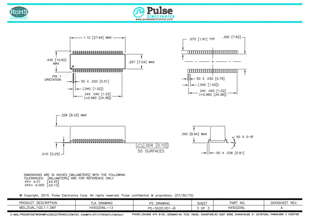 HX5020NLT datasheet page 3