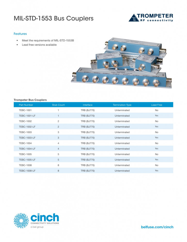 TEBC-1003 technical document page 2