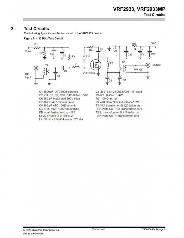 VRF2933 datasheet page 6