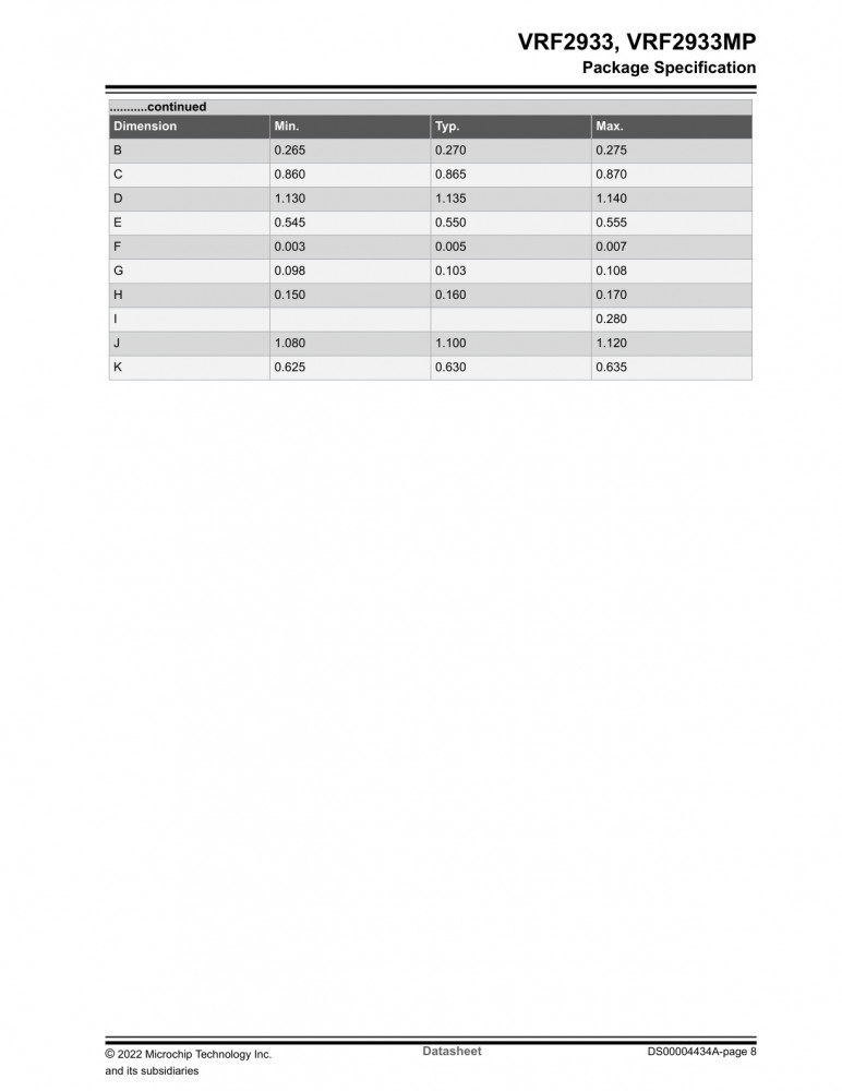 VRF2933 datasheet page 8