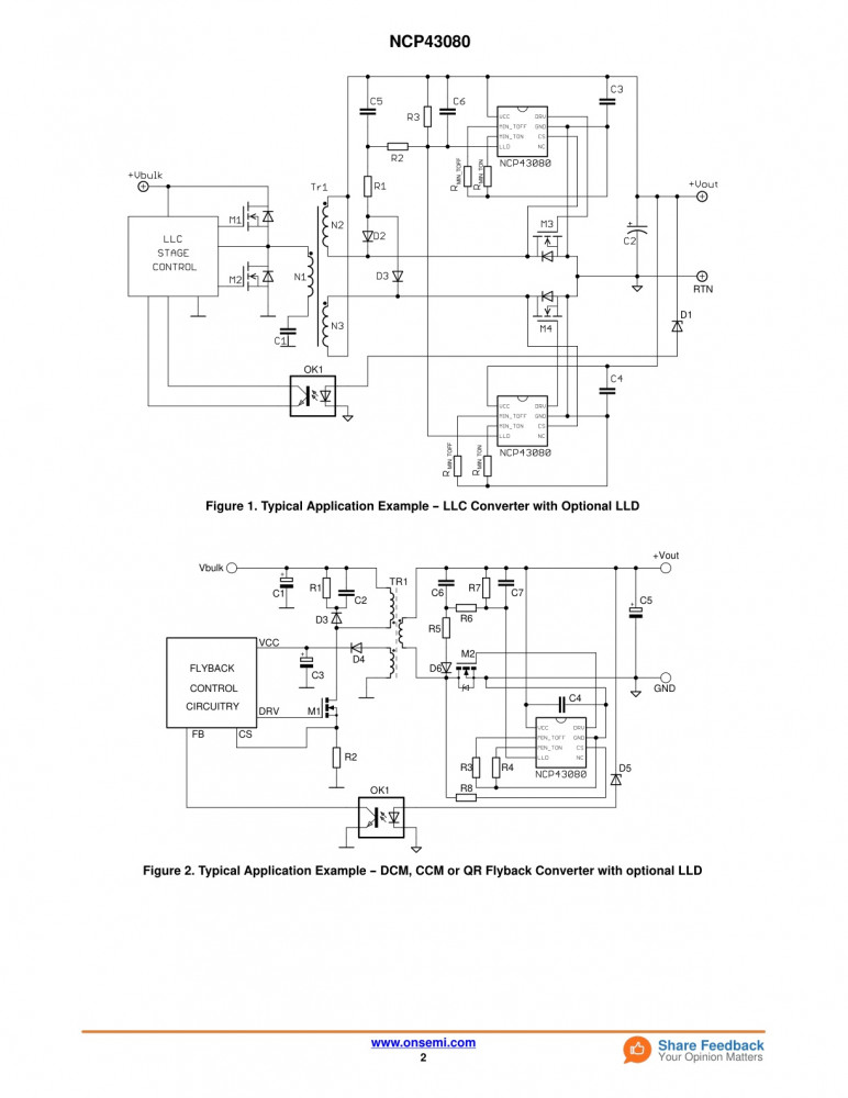 NCP43080 datasheet page 2