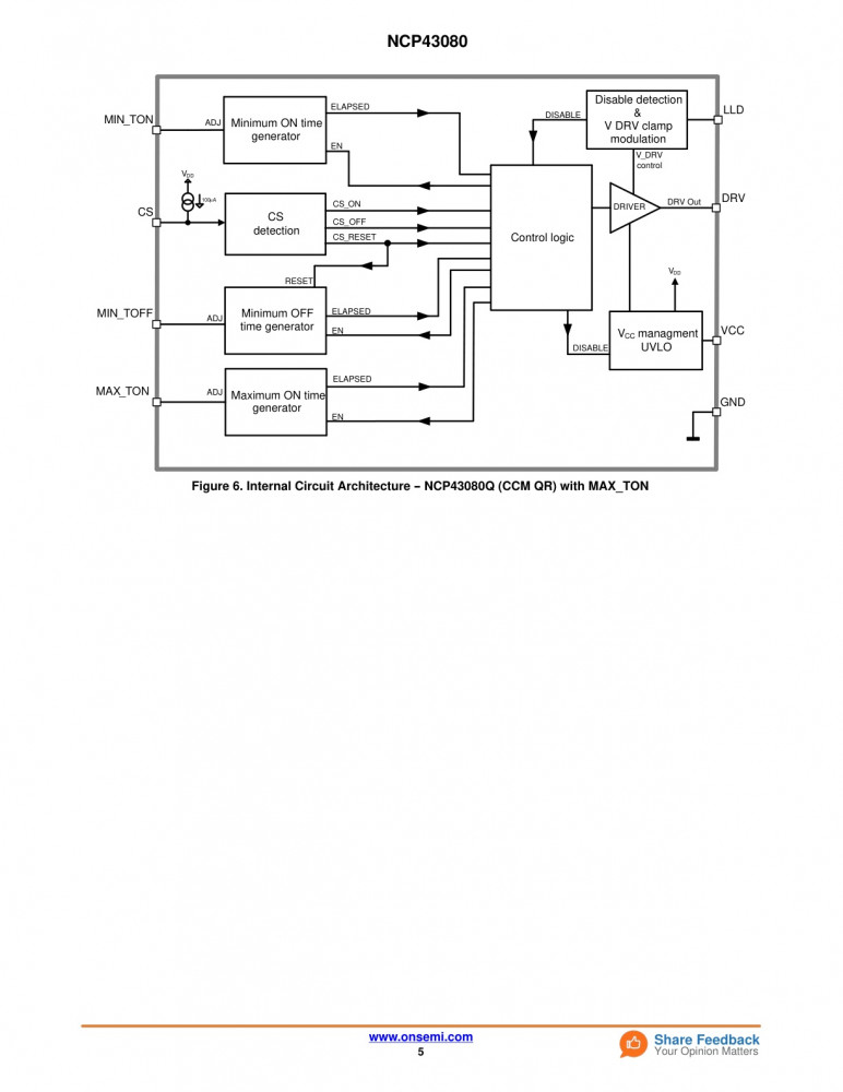 NCP43080 datasheet page 5