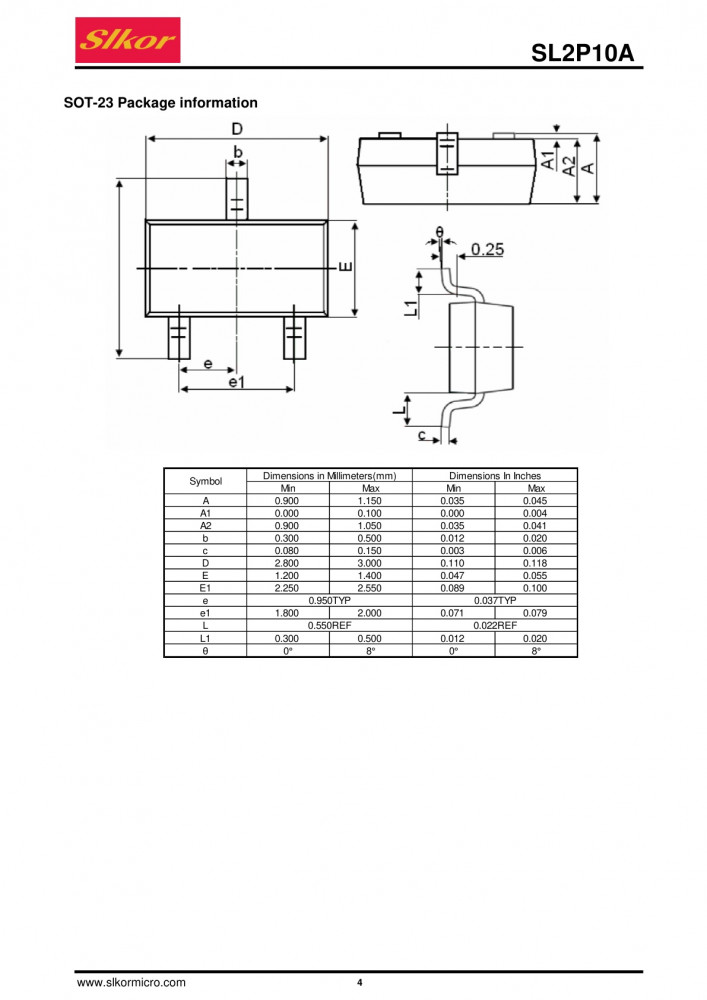 SL2P10A datasheet page 4