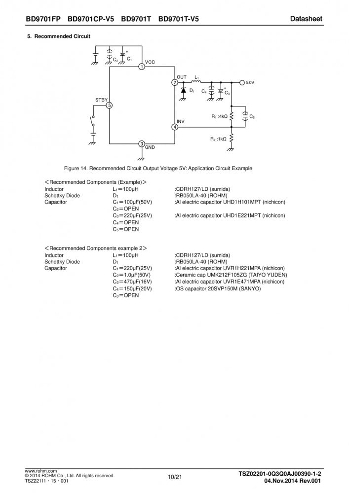 BD9701T technical document page 10