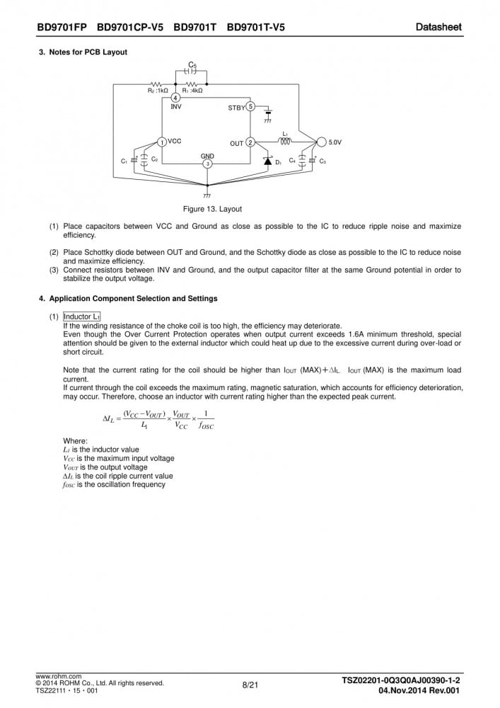 BD9701T technical document page 8