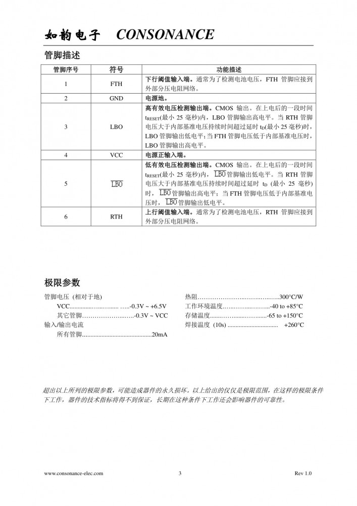 CN312 datasheet page 3