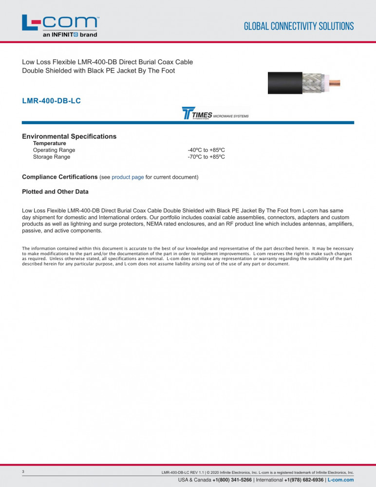 LMR-400-DB-LC datasheet page 3