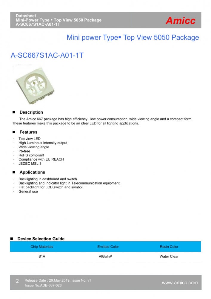 A-SC667S1AC-A01-1T datasheet page 2