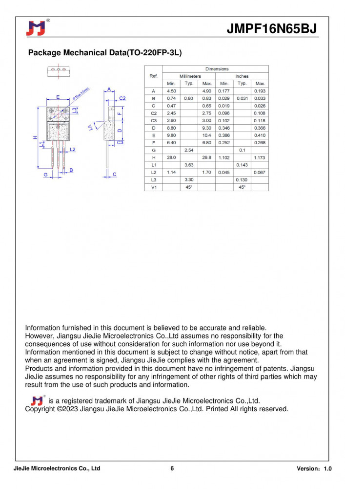 Datasheet preview page 6