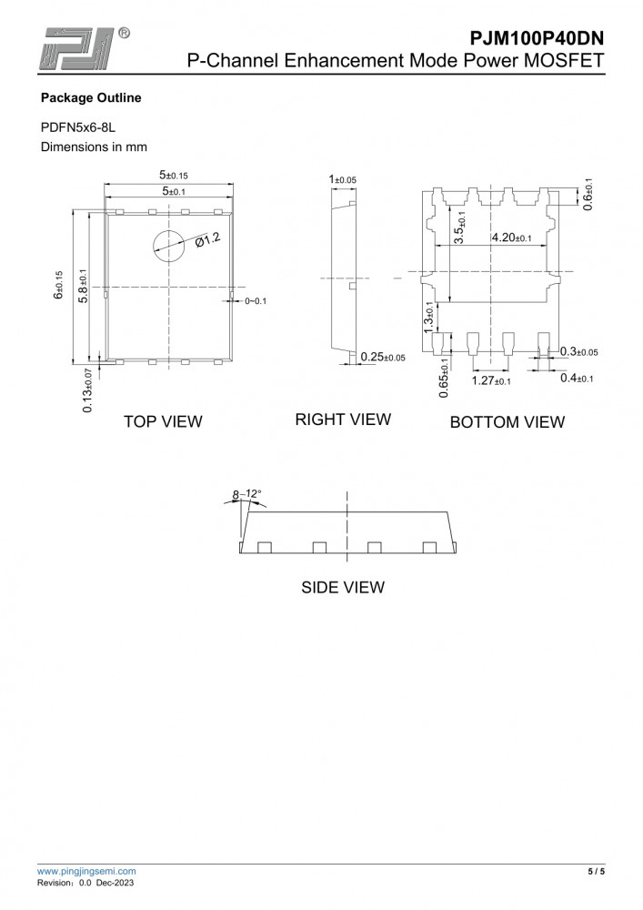 PJM100P40DN datasheet page 5