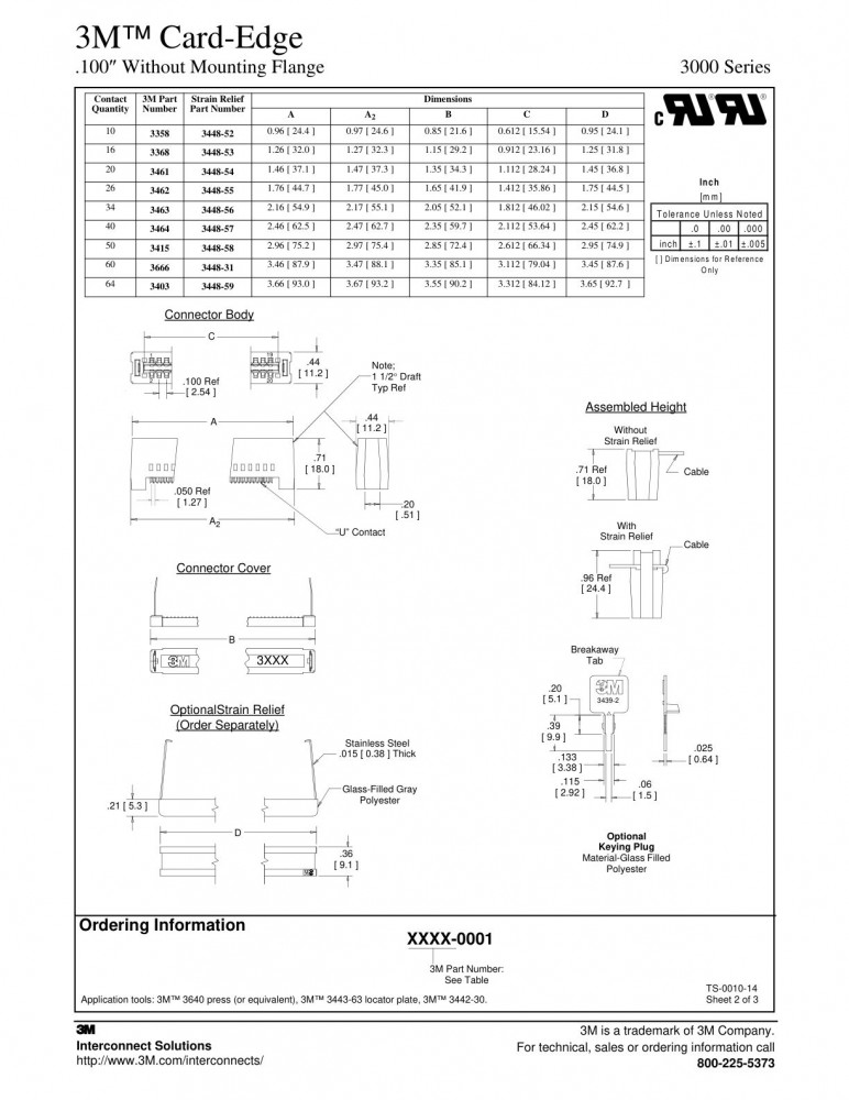 3448-58 connector family datasheet, page 2