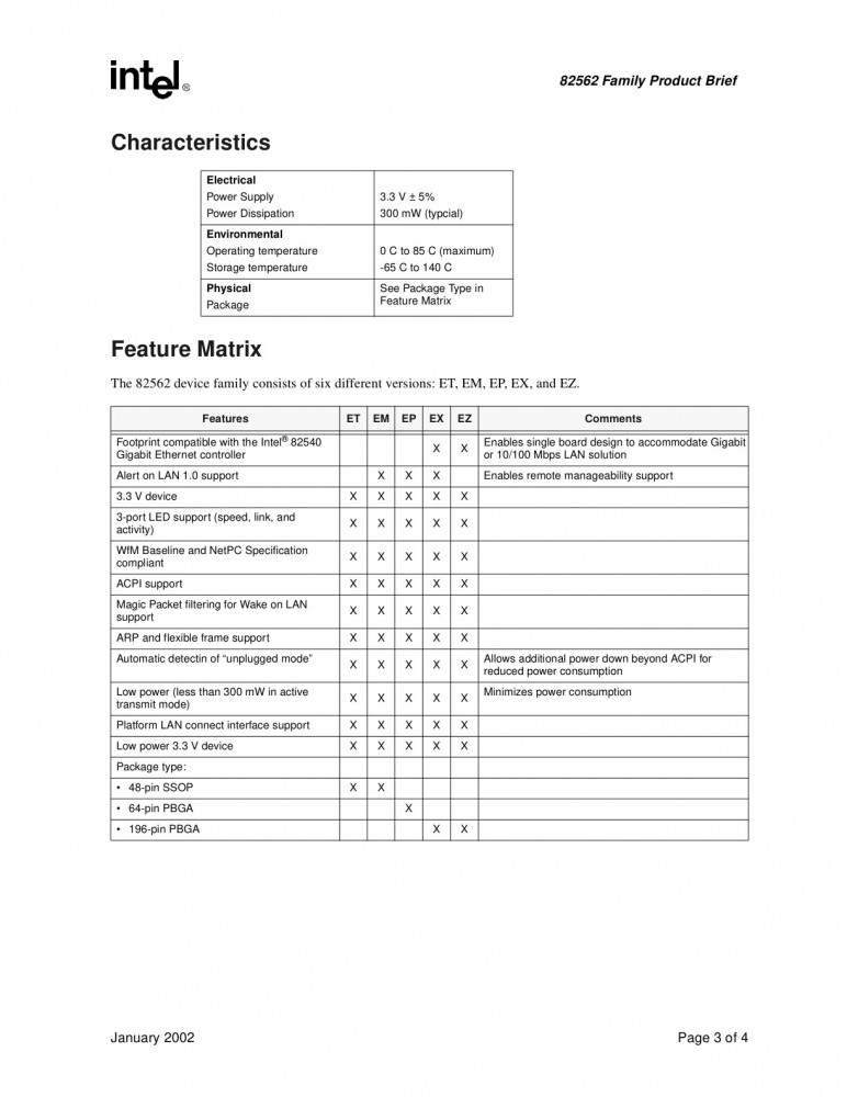 DA82562EM product document page 3