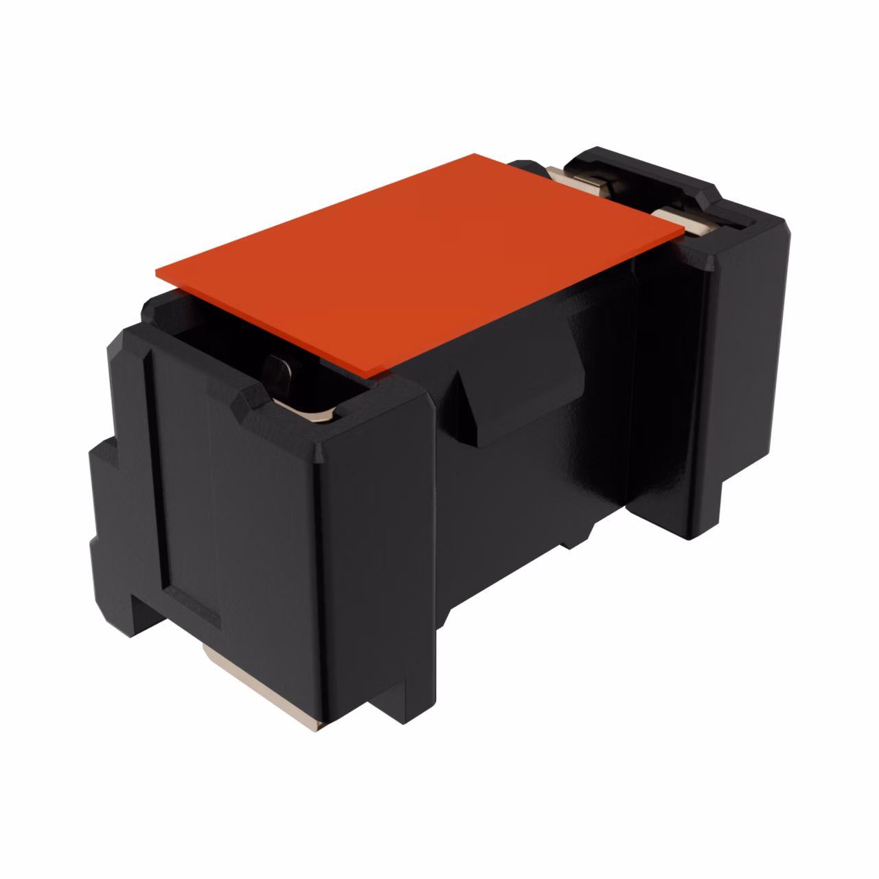 1.50mm Pitch, Micro-Lock Plus PCB Header, Single Row, Vertical, Surface Mount, Tin-Bismuth Plating, Positive Lock, 4 Circuits, with Pick-and-Place Tape, Black for sale