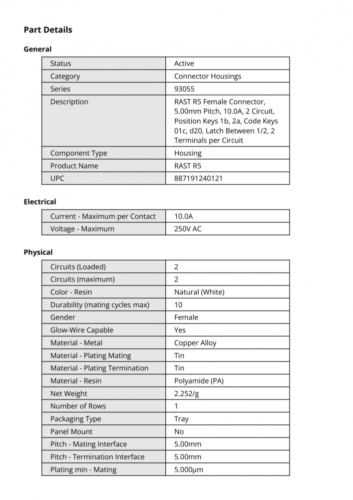 930550155 technical document page 2