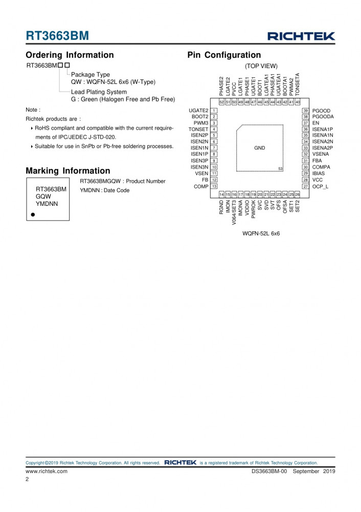 RT3663BM technical document page 2