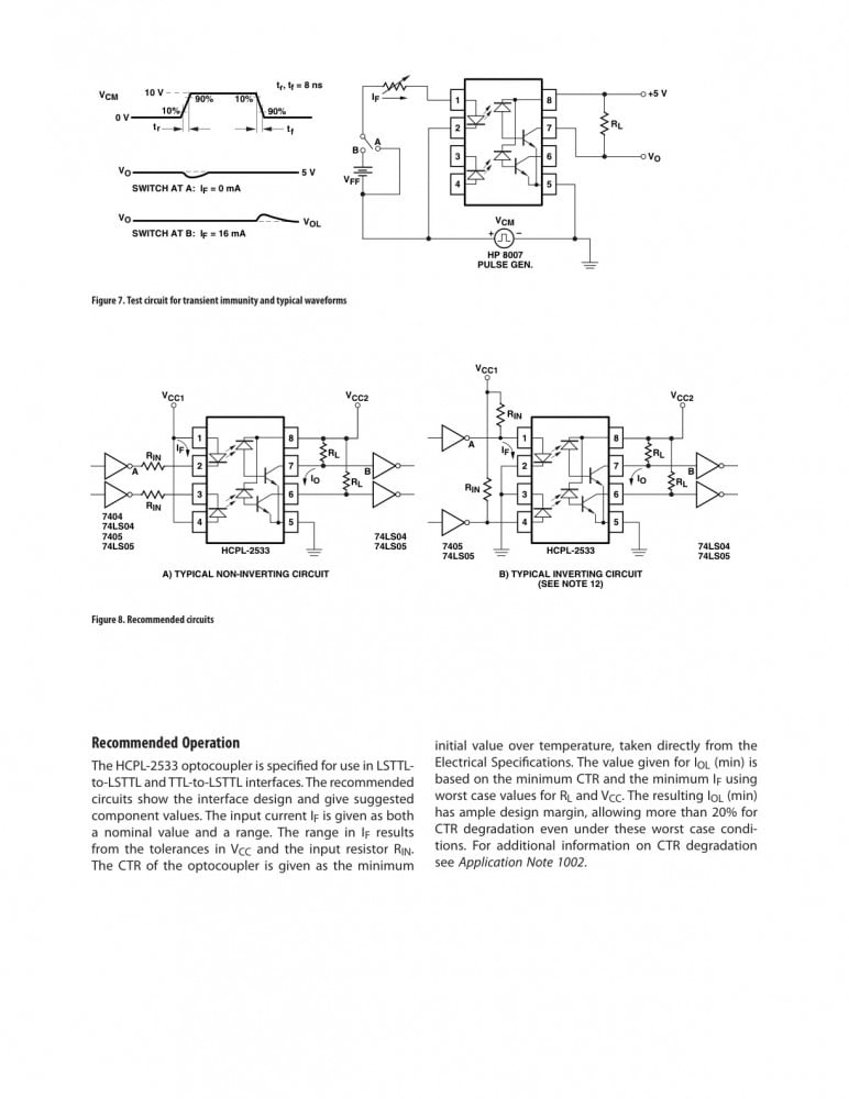 HCPL-2533 datasheet page 10