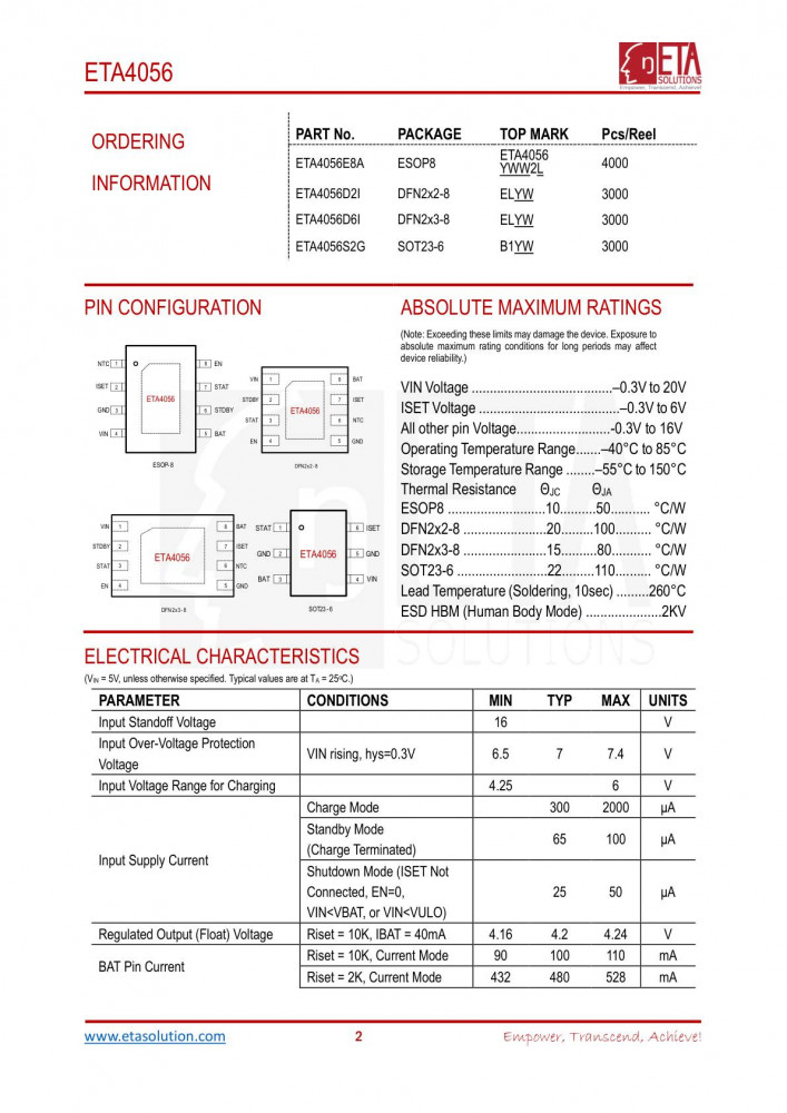 ETA4056 technical document page 2