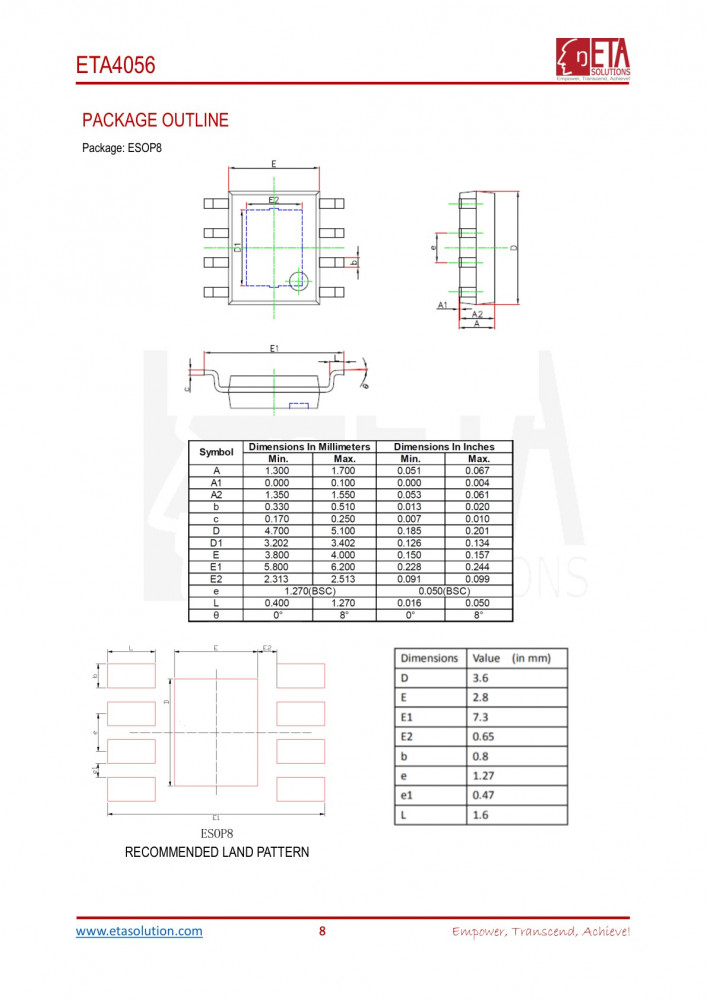 ETA4056 technical document page 8