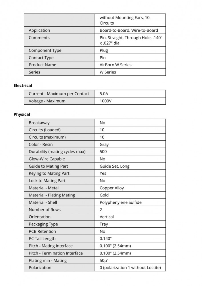 WTAV10PD9SYL0 technical document preview, page image 2
