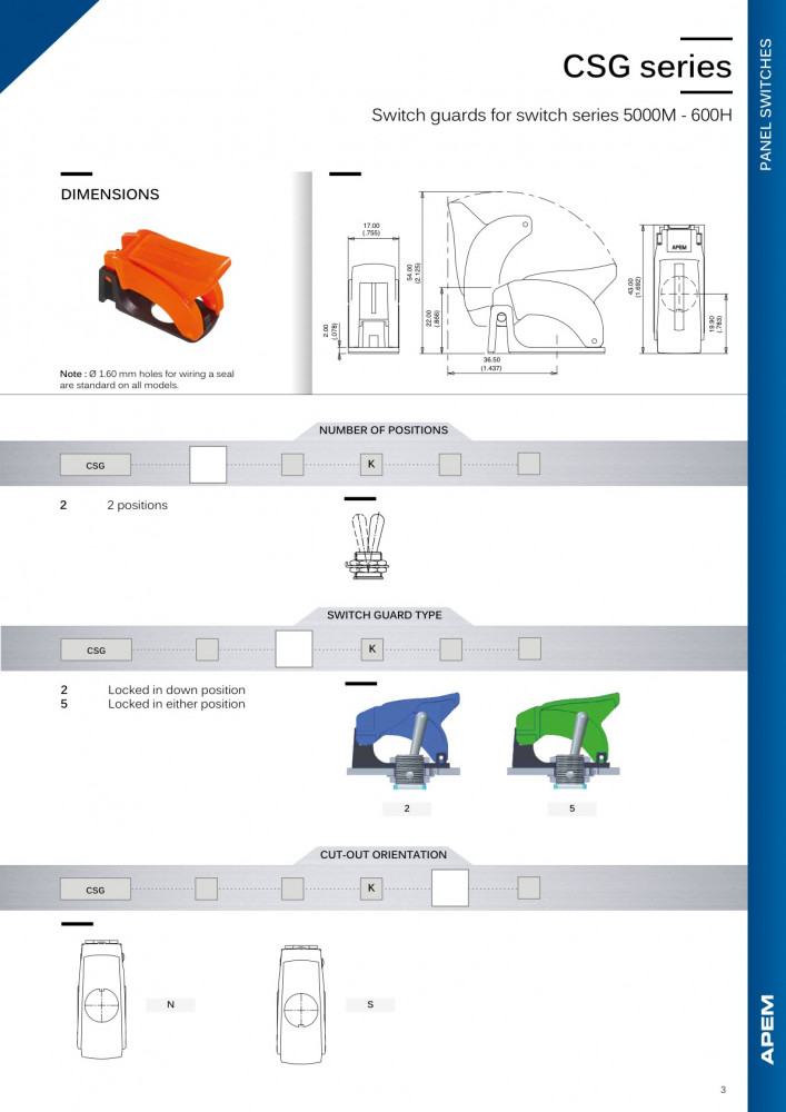 CSG22KN6 product documentation page 3