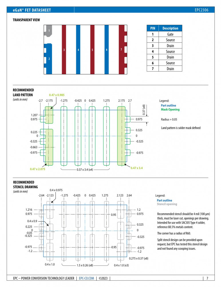 EPC2306 datasheet page 7