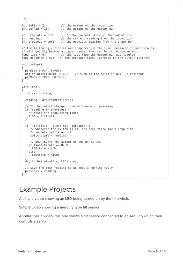 Technical document page 8