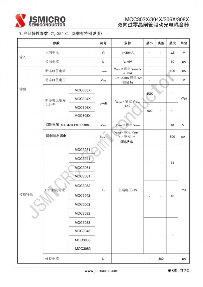 MOC3083D-JSM datasheet page 3