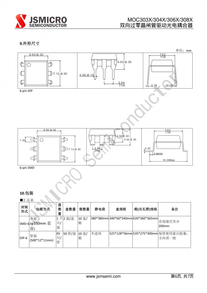 MOC3083D-JSM datasheet page 6