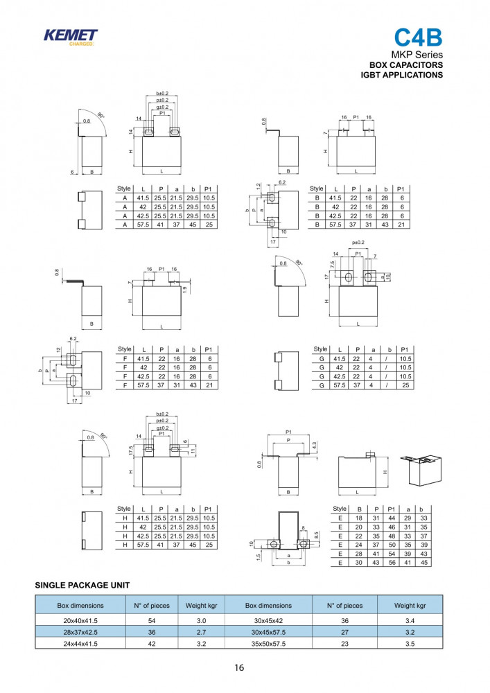 KEMET technical document page 4