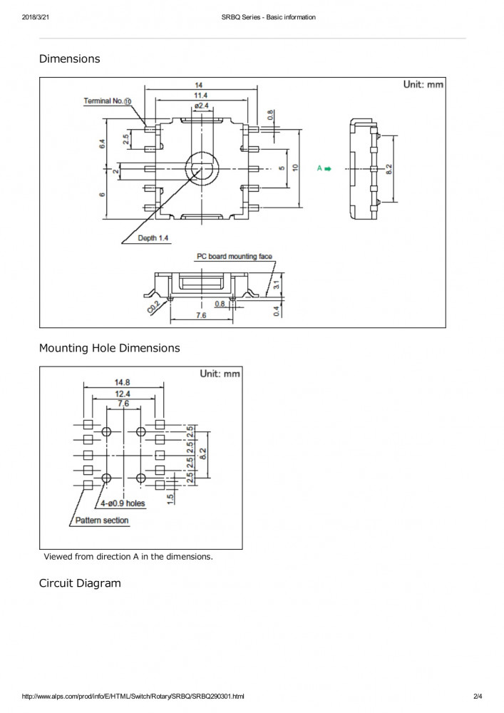 SRBQ290301 technical document page 2