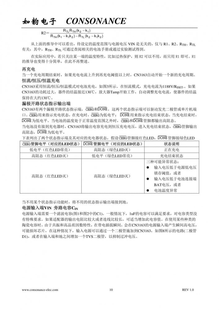 CN3163 datasheet page 10