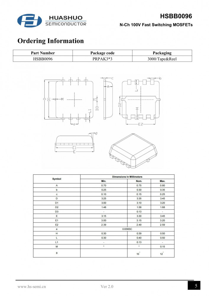 HSBB0096 datasheet page 5
