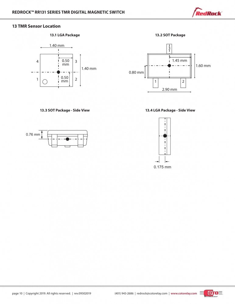 COTO RR131 datasheet page 10