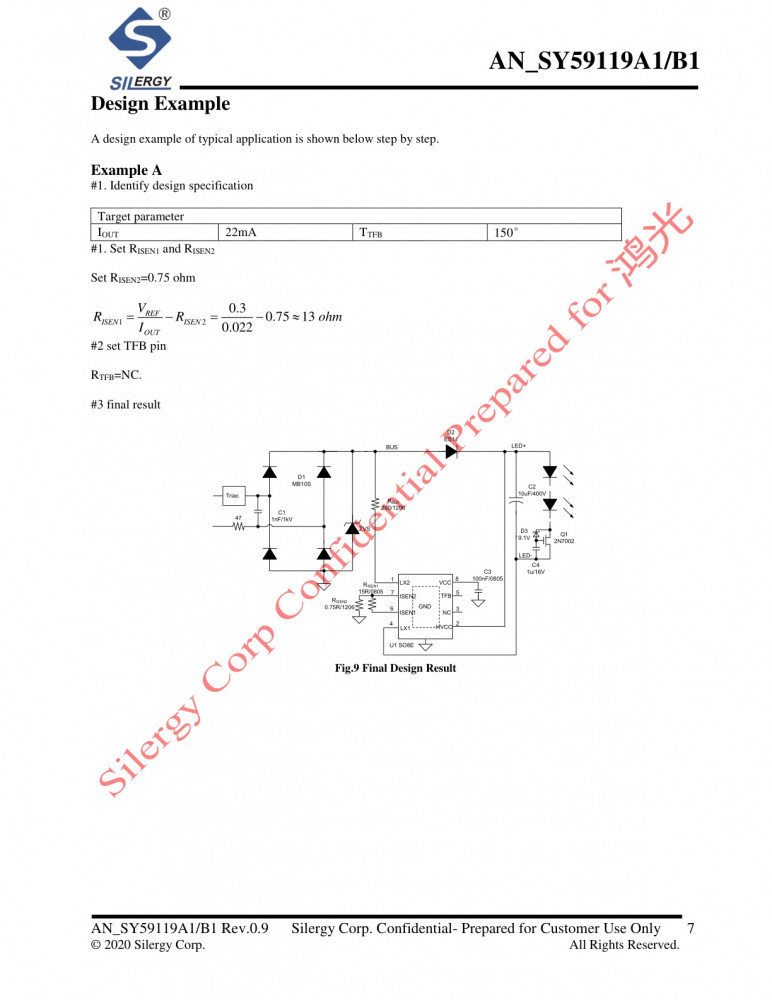 SY59119A1FCC technical document page 7