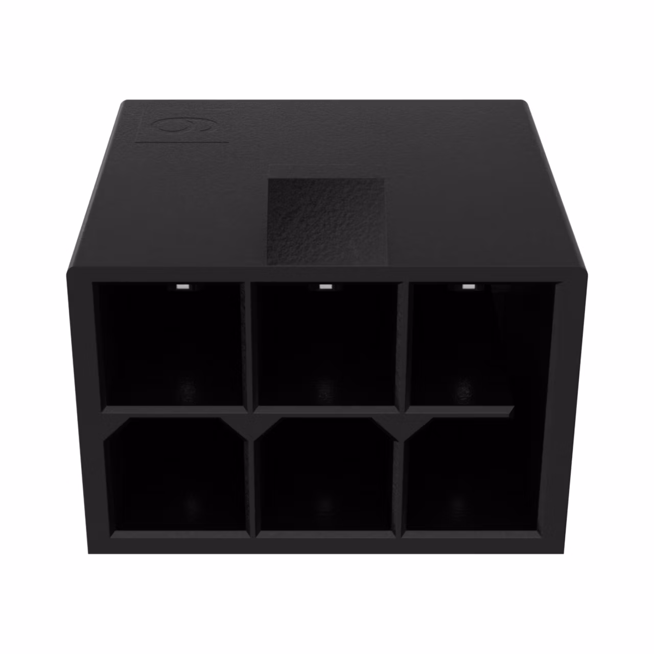 Mini-Fit Max Right-Angle Header, Dual Row, Through Hole, 6 Circuits, Matte Tin (Sn) Plating, Black, Glow-Wire Capable, Tray for sale