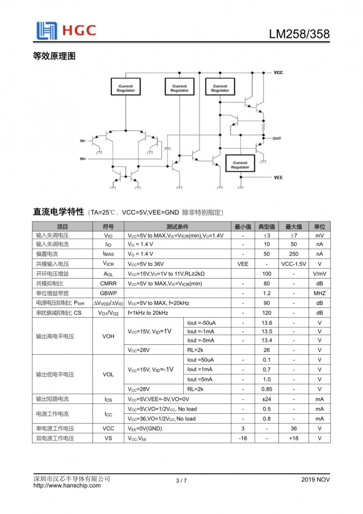 LM358DRG datasheet page 3