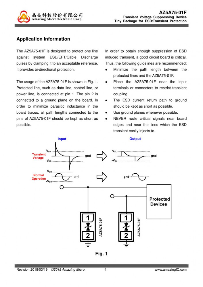 AZ5A75-01F technical document page 4