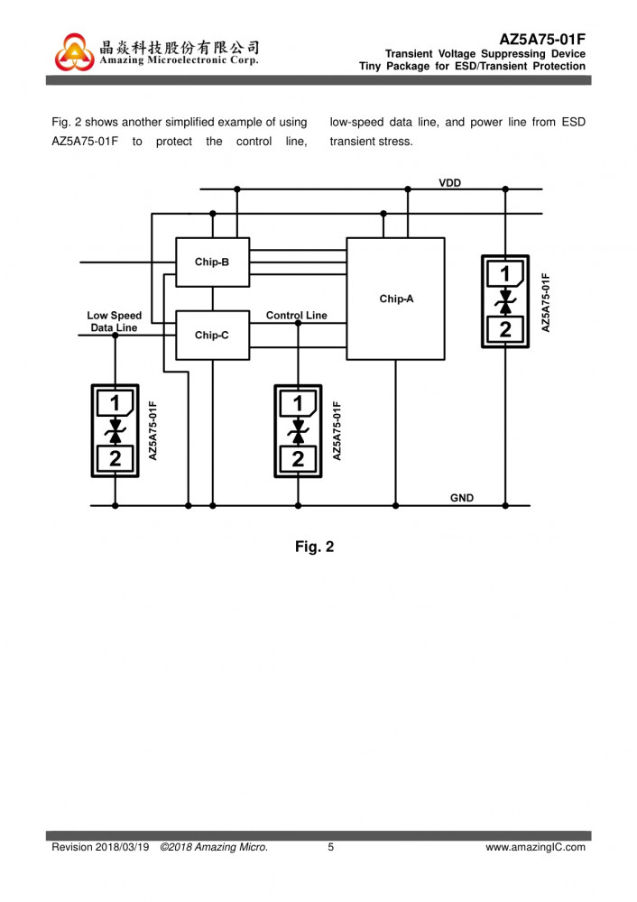 AZ5A75-01F technical document page 5