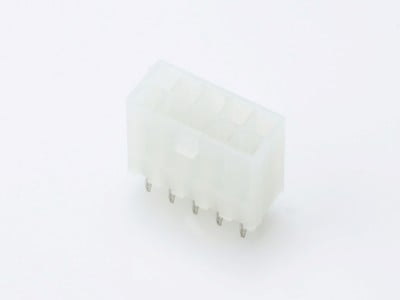 Mini-Fit Jr. Vertical Header, 4.20mm Pitch, Dual Row, 10 Circuits, without Snap-in Plastic Peg PCB Lock, Tin, Natural for sale