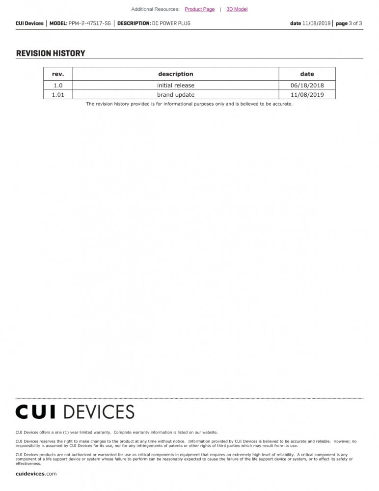 PPM-2-47517-SG datasheet page 3