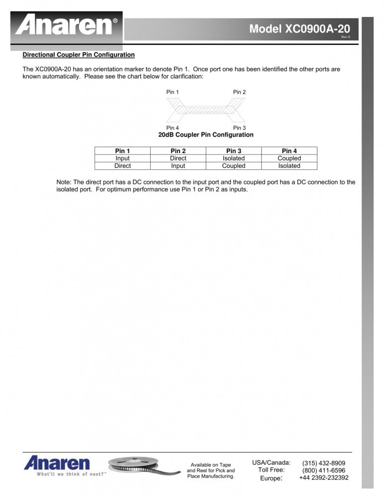 XC0900A-20S datasheet page 3